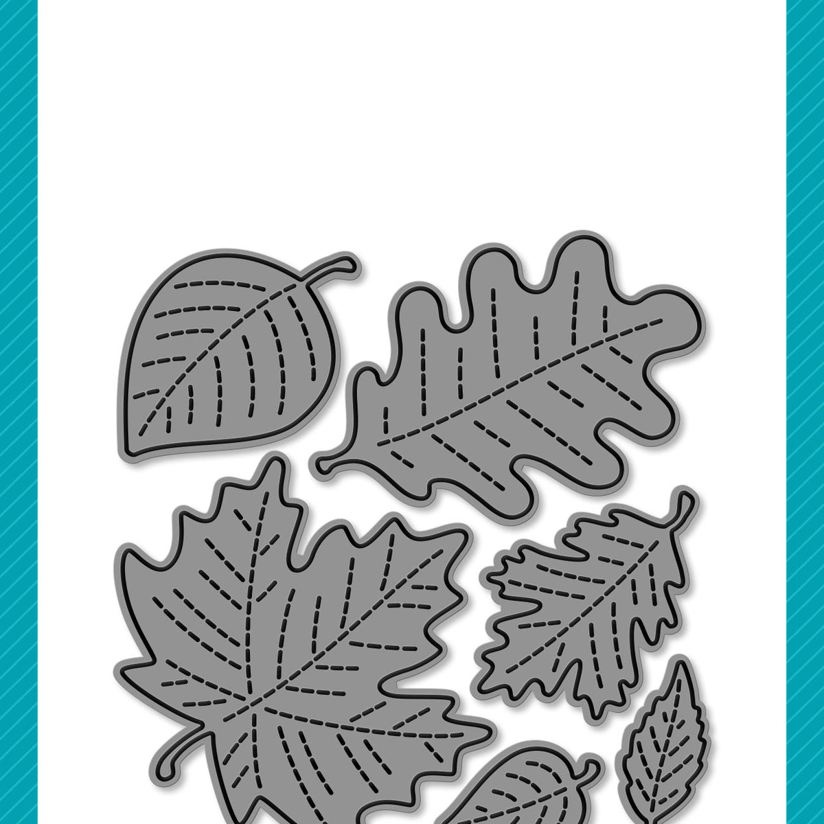stitched leaves – Lawn Fawn