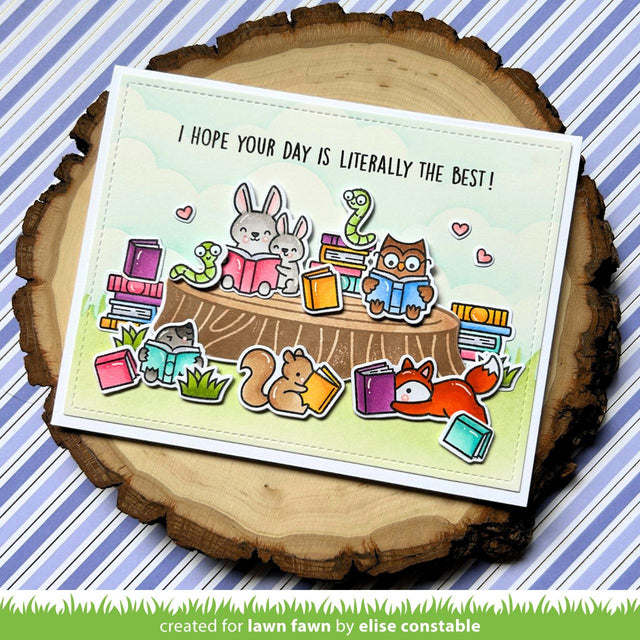 little woodland library – Lawn Fawn