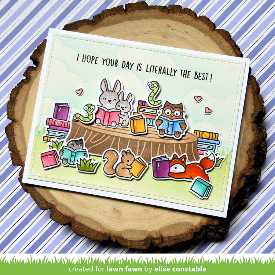 little woodland library – Lawn Fawn