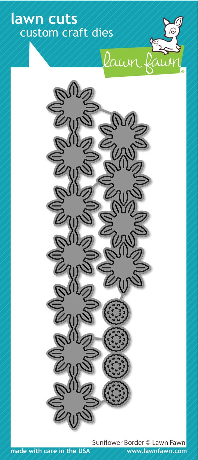 sunflower border – Lawn Fawn