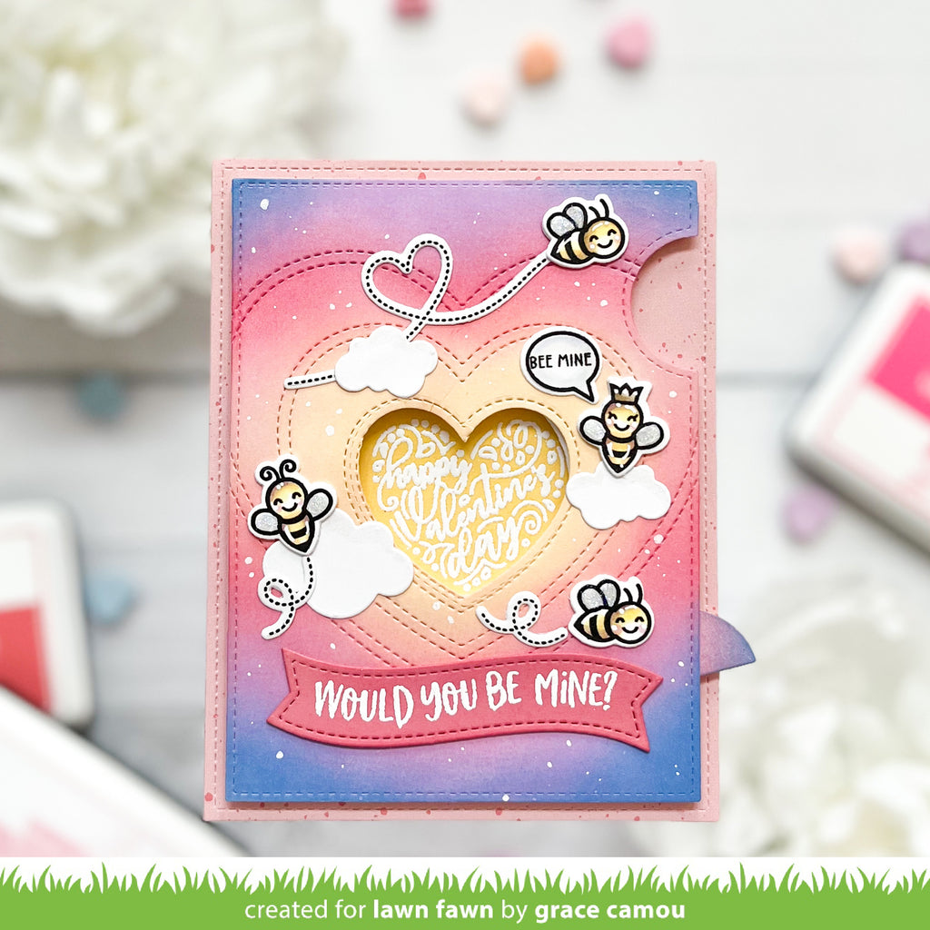 magic heart messages | Lawn Fawn