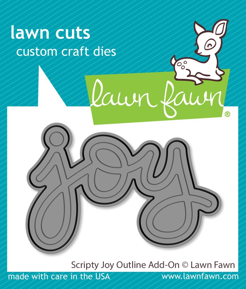 scripty joy outline add-on – Lawn Fawn