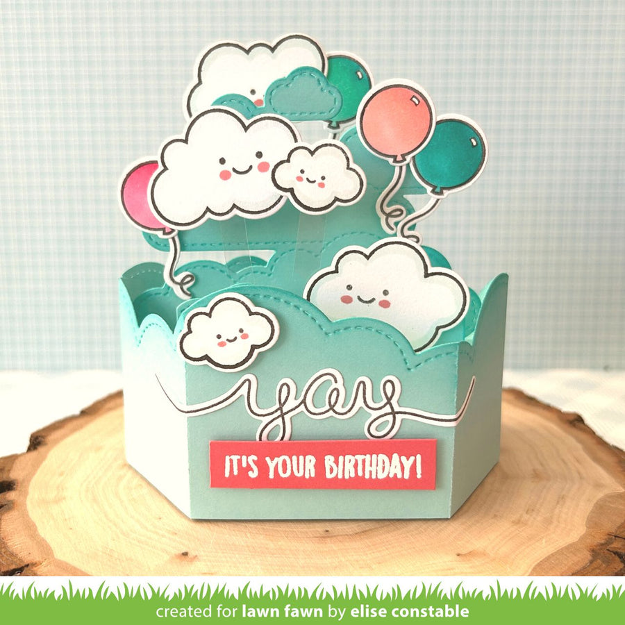 platform pop-up cloud inserts – Lawn Fawn
