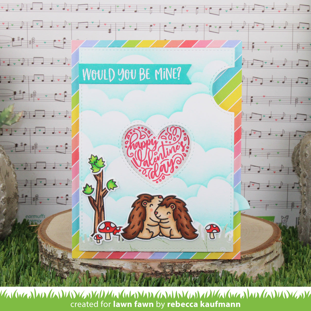 magic heart messages | Lawn Fawn