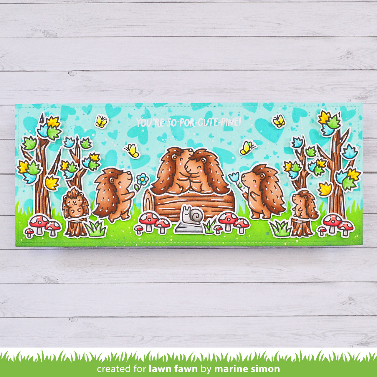 porcu-pine for you | Lawn Fawn