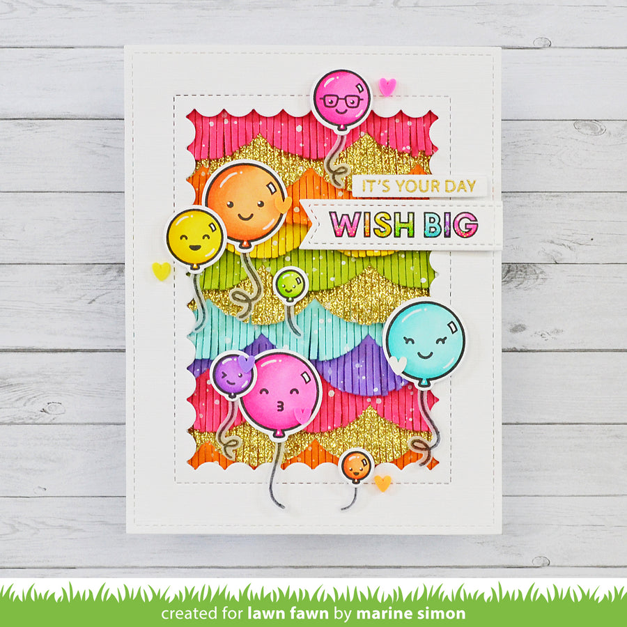 scalloped fringe border – Lawn Fawn