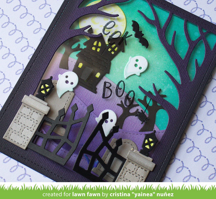 spooky gate – Lawn Fawn