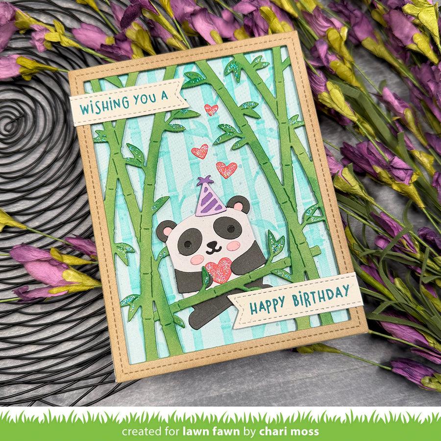 tiny gift box panda and bear add-on – Lawn Fawn