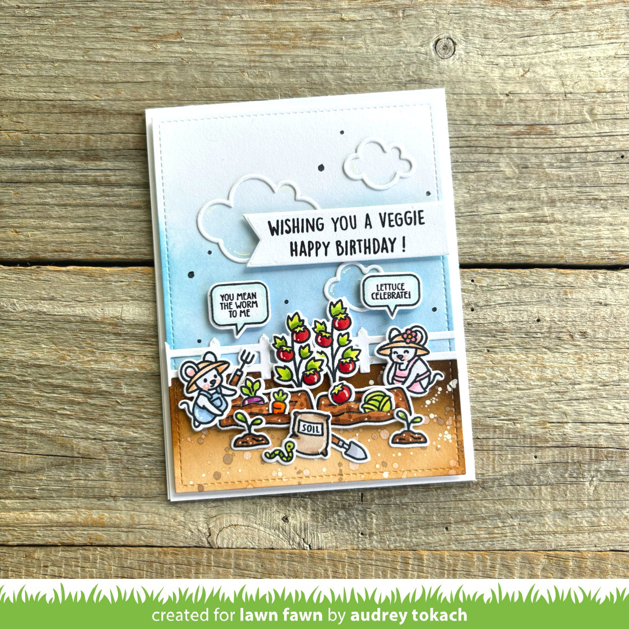 veggie happy | Lawn Fawn