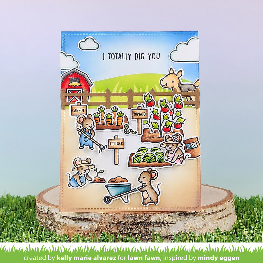 veggie happy – Lawn Fawn