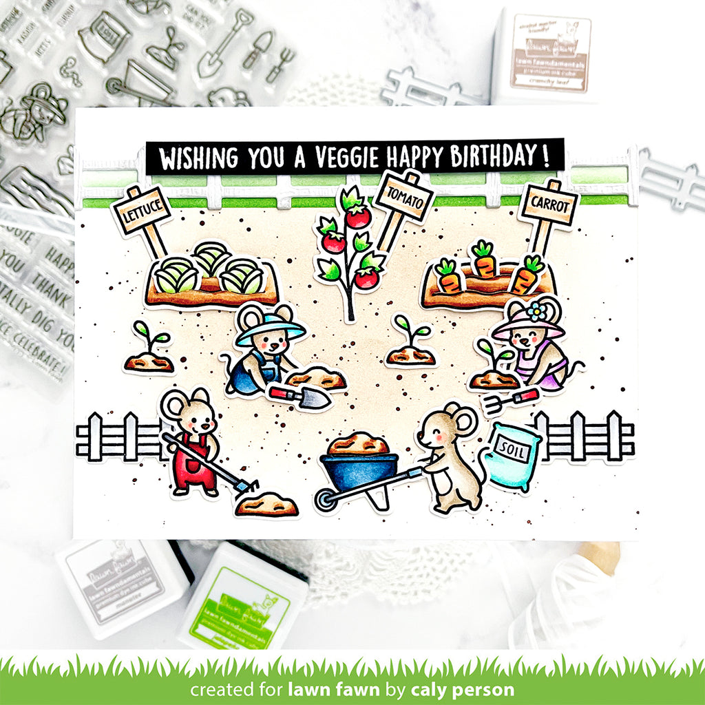 veggie happy | Lawn Fawn