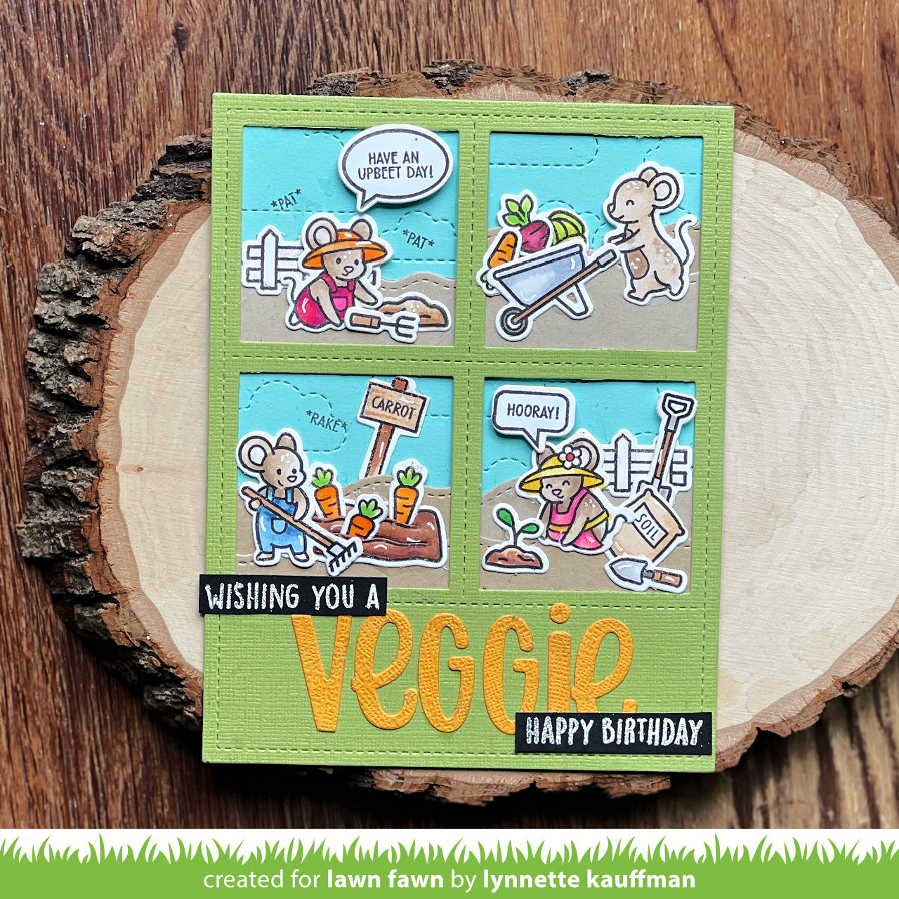 veggie happy | Lawn Fawn