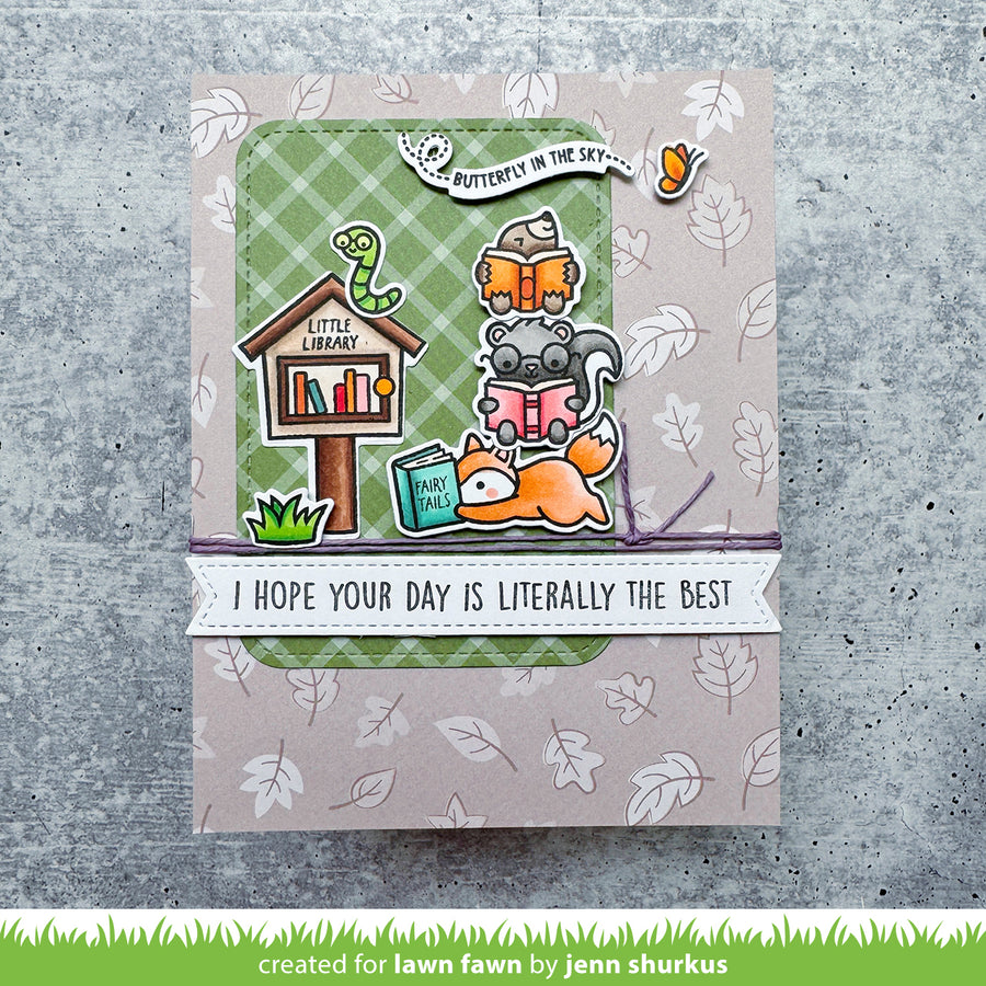 little woodland library – Lawn Fawn