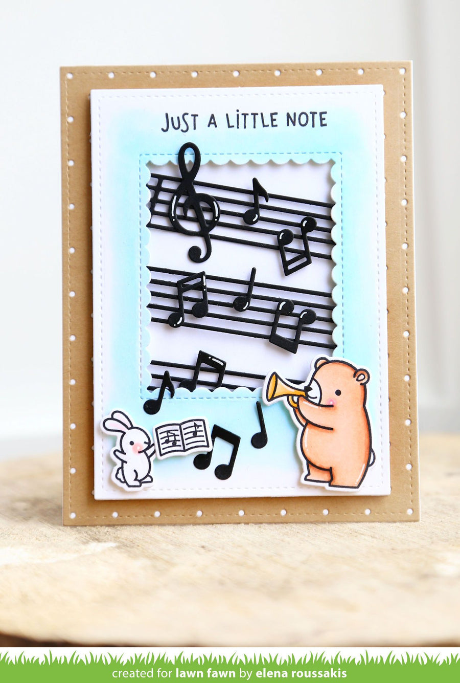 little music notes – Lawn Fawn