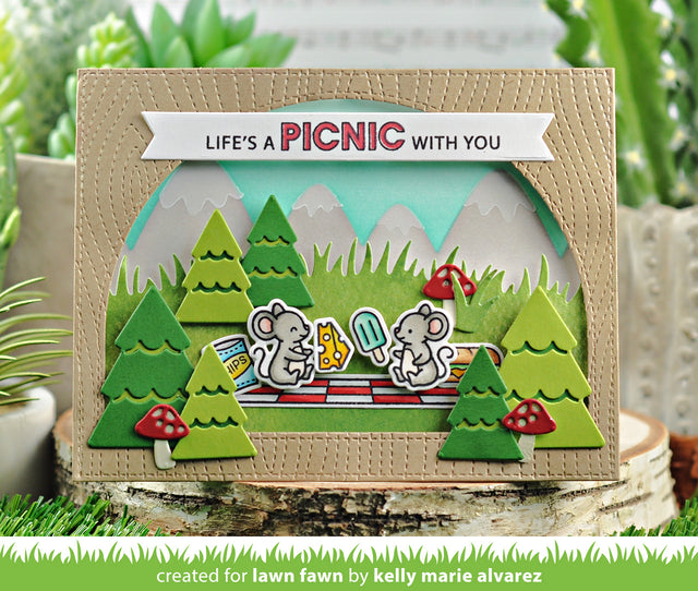 forest backdrop – Lawn Fawn