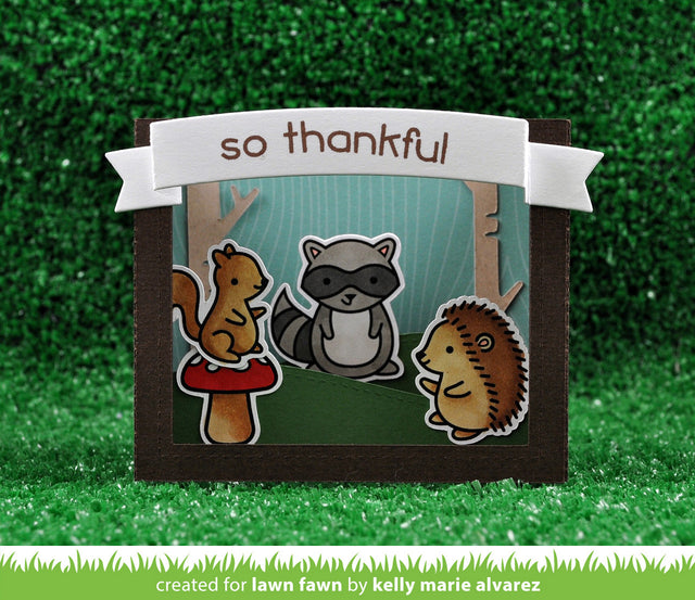 shadow box card – Lawn Fawn