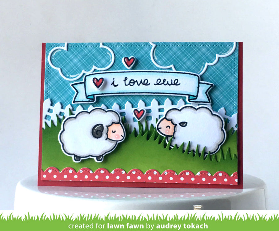 little picket fence border – Lawn Fawn