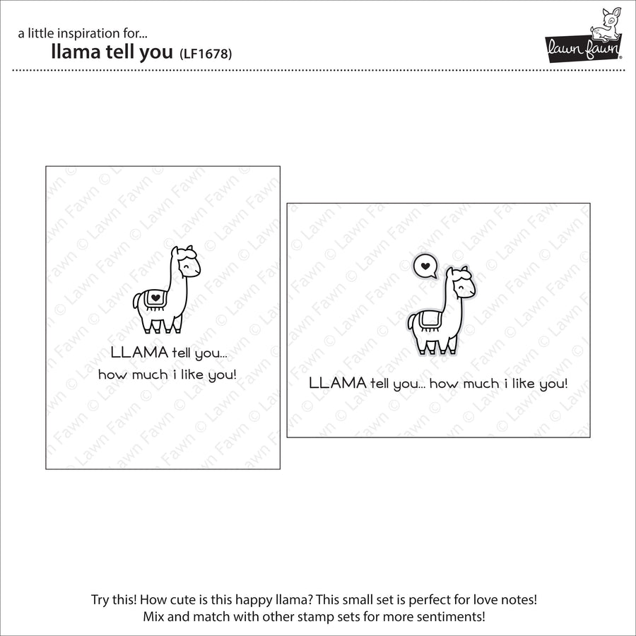 llama tell you – Lawn Fawn