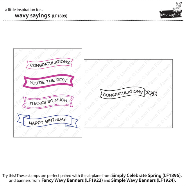 wavy sayings – Lawn Fawn