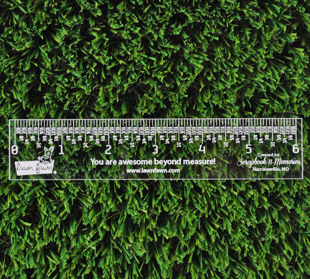 6" clear ruler – Lawn Fawn