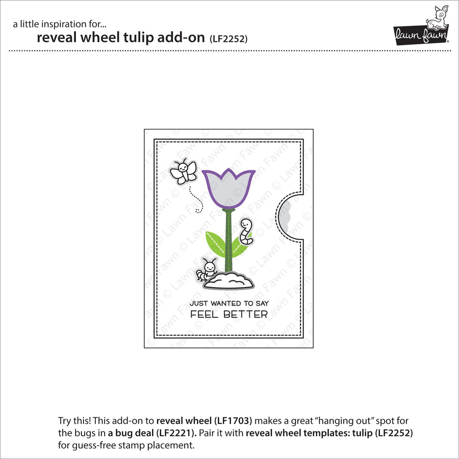 reveal wheel tulip add-on – Lawn Fawn