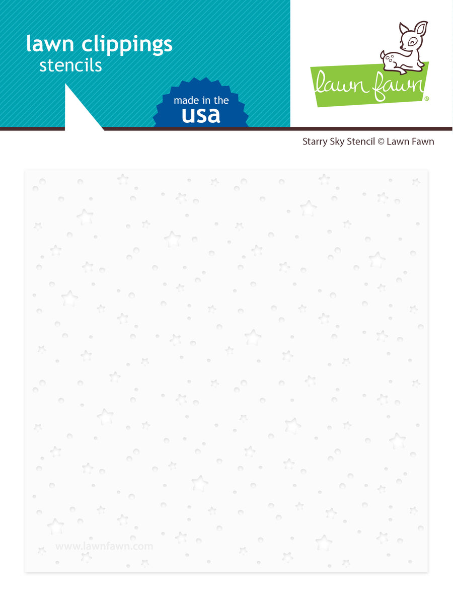 starry sky stencil – Lawn Fawn