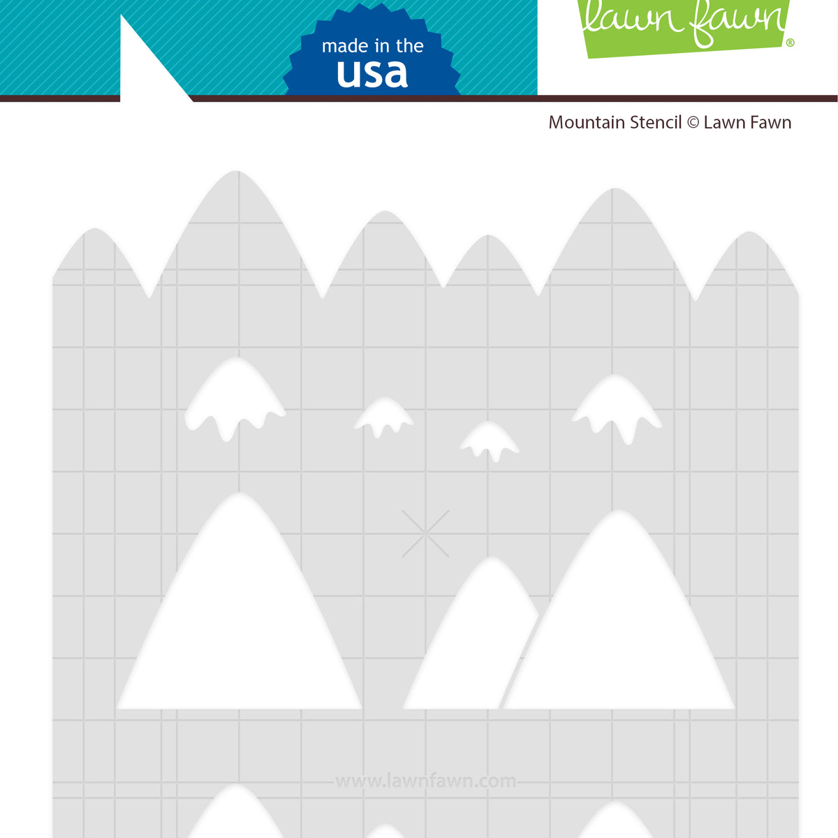 mountain stencil – Lawn Fawn