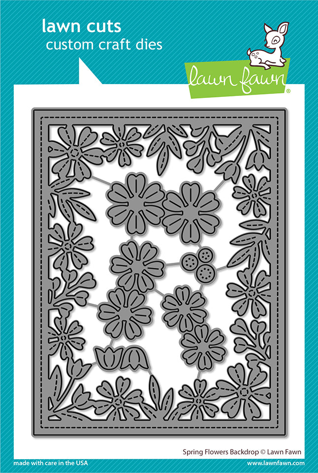 spring flowers backdrop – Lawn Fawn