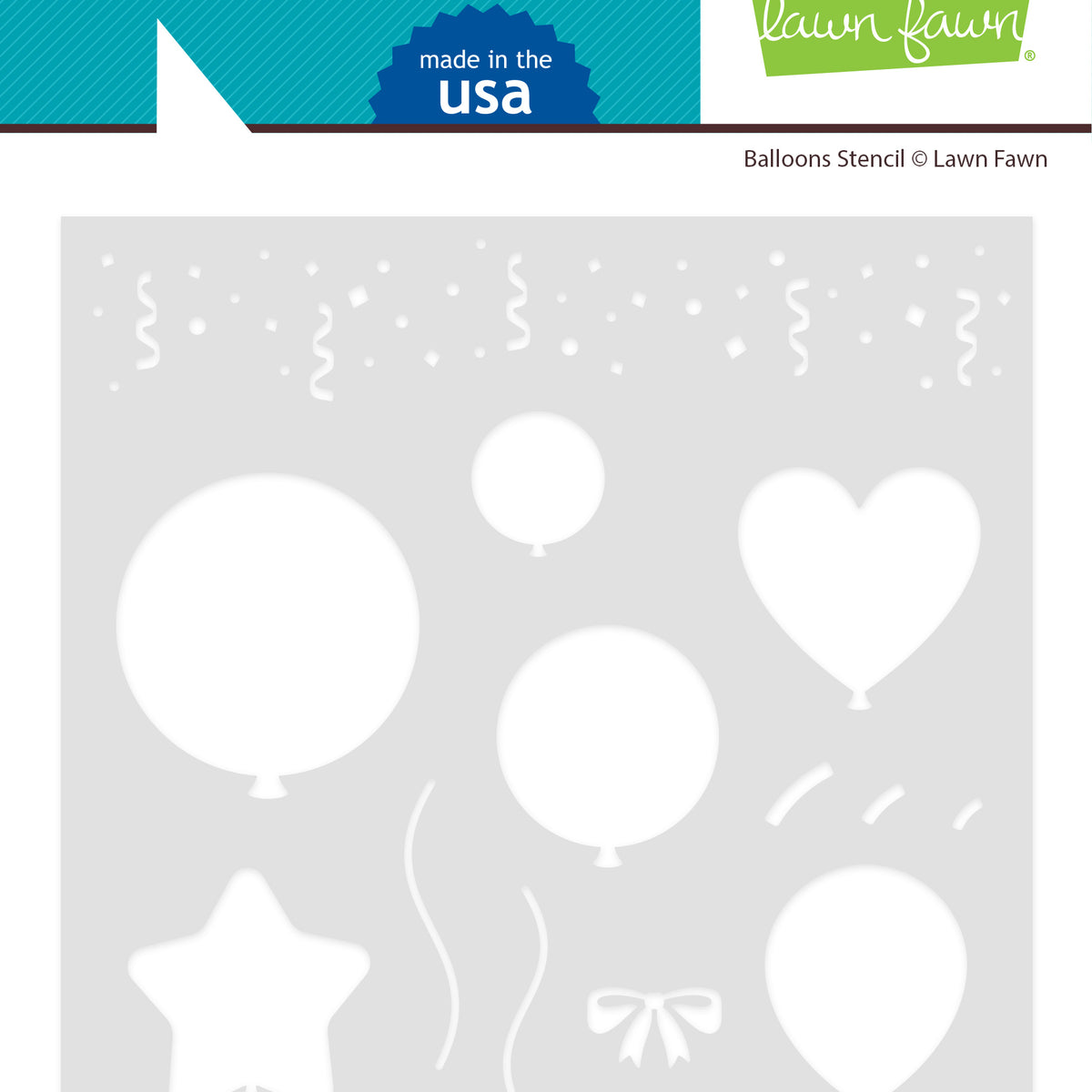 balloons stencil – Lawn Fawn