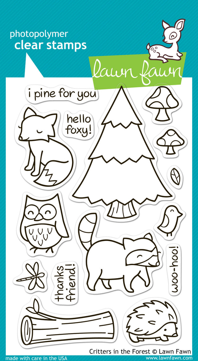 critters in the forest – Lawn Fawn