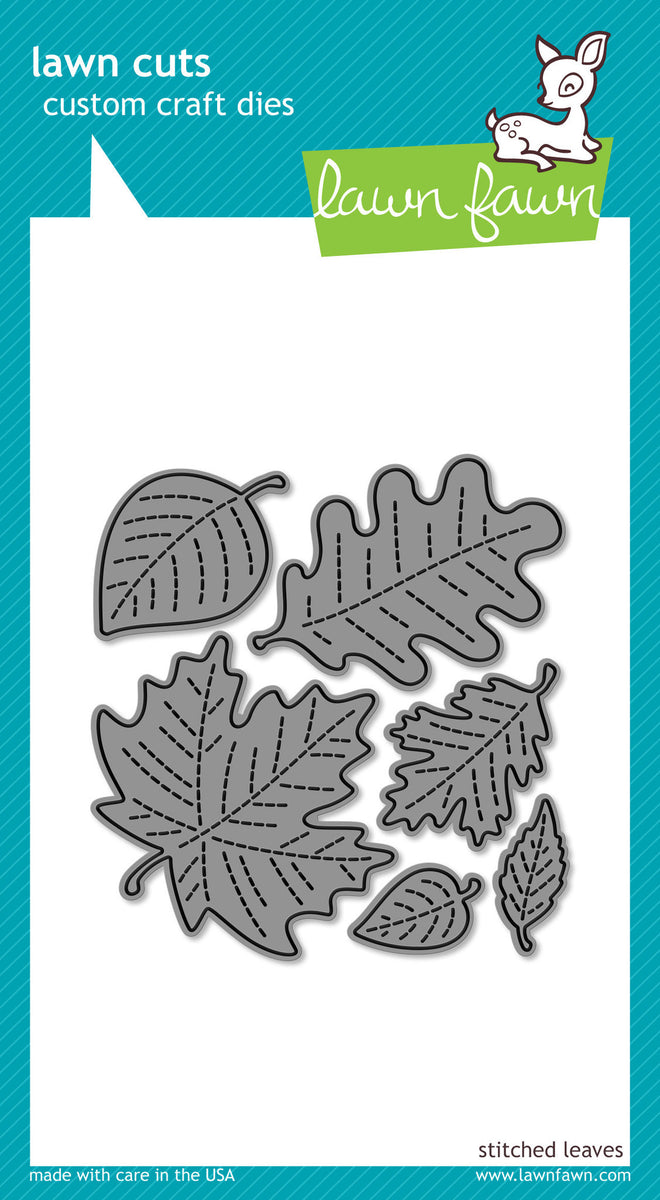 stitched leaves – Lawn Fawn