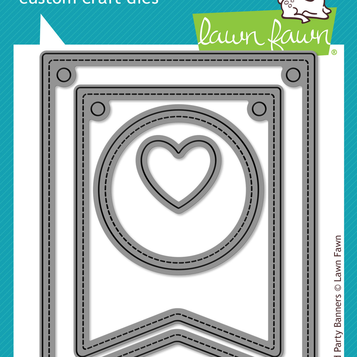 stitched party banners – Lawn Fawn
