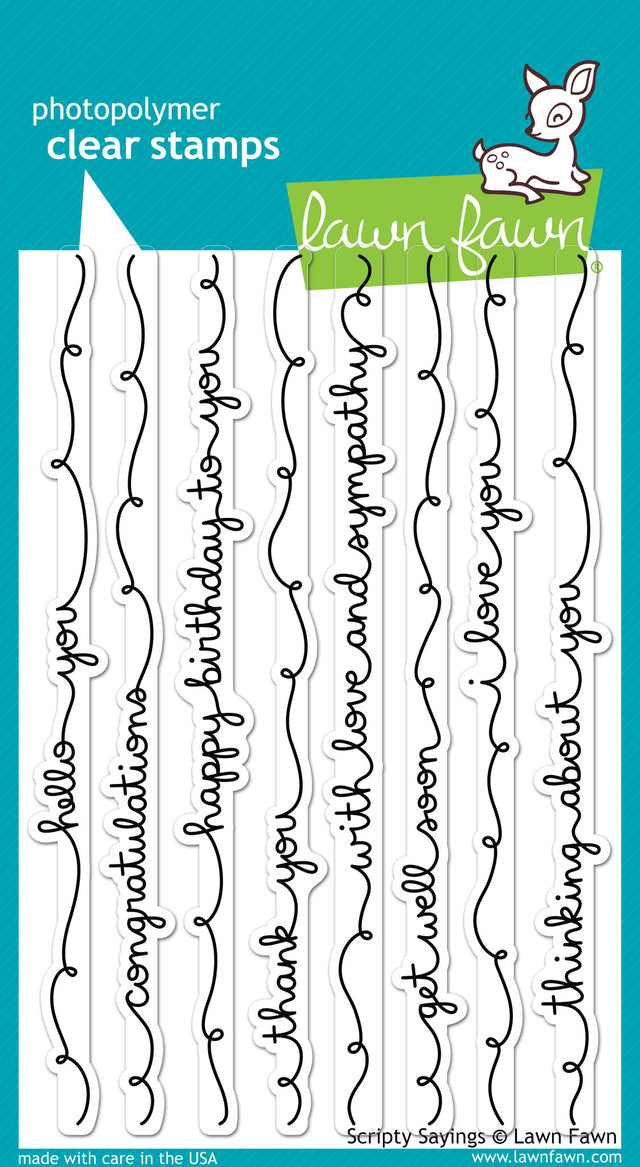 scripty sayings – Lawn Fawn