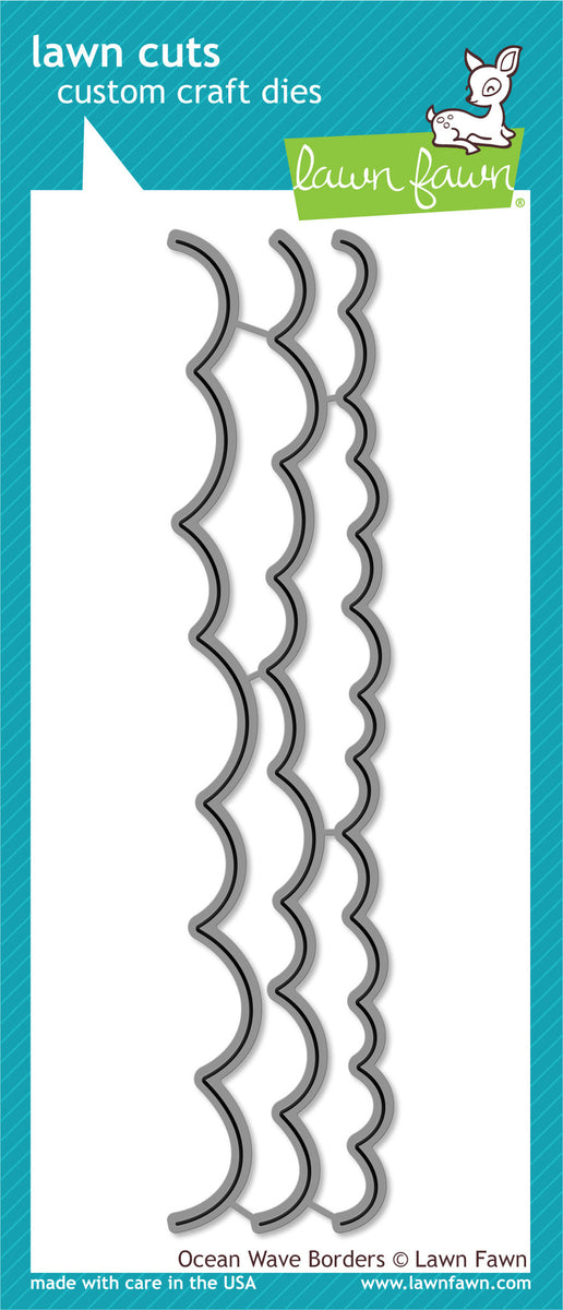 ocean wave borders – Lawn Fawn