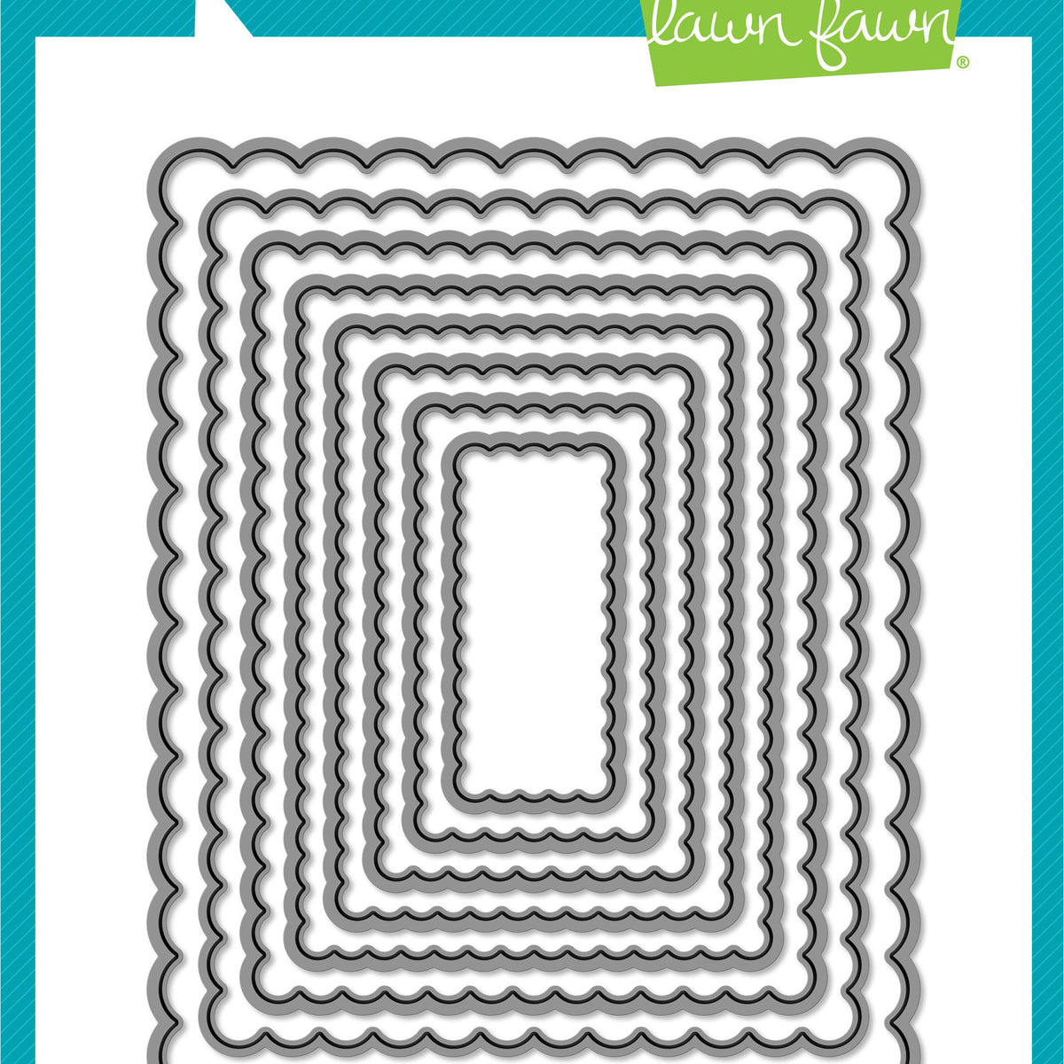 scalloped rectangle stackables – Lawn Fawn