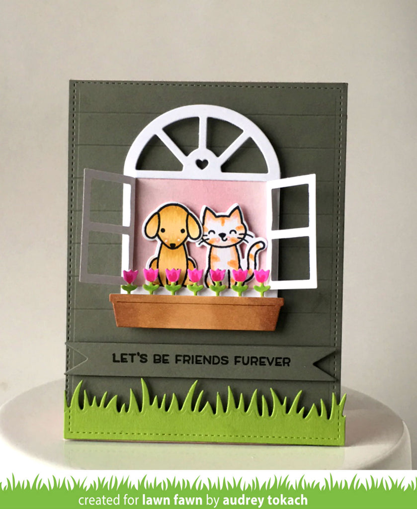 grassy border | Lawn Fawn