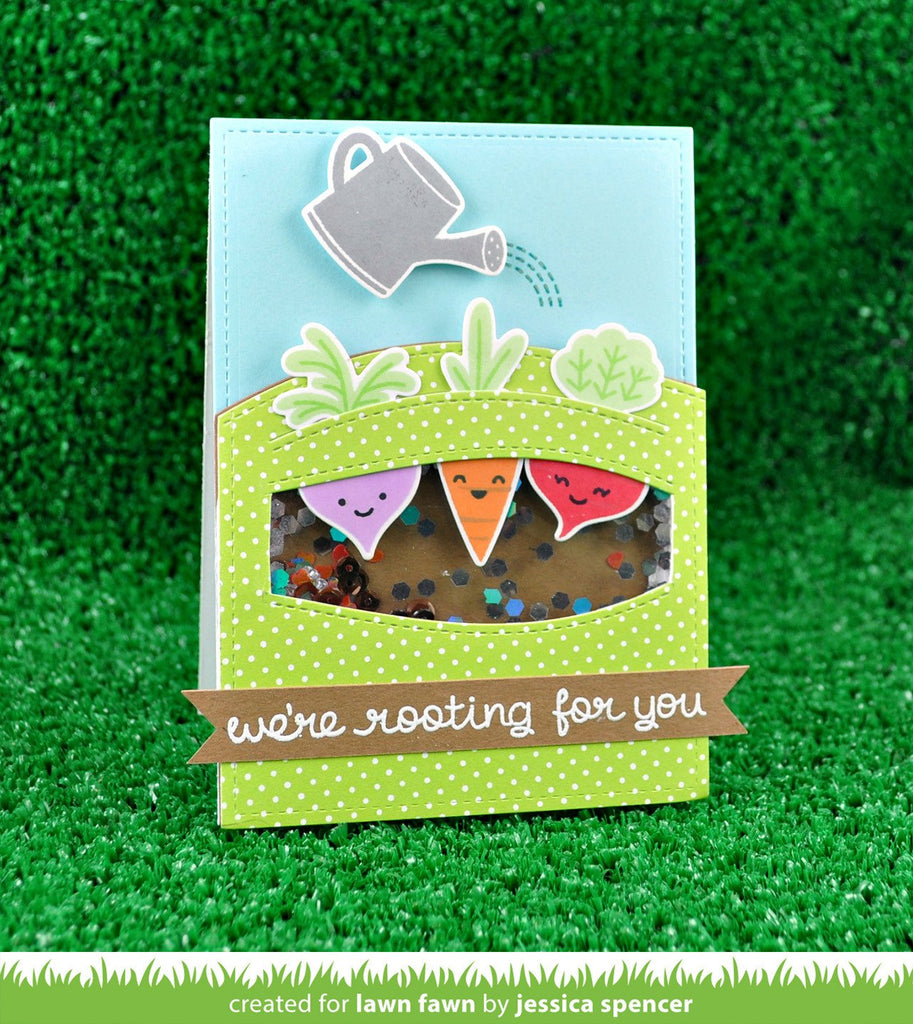 simple stitched hillside borders | Lawn Fawn