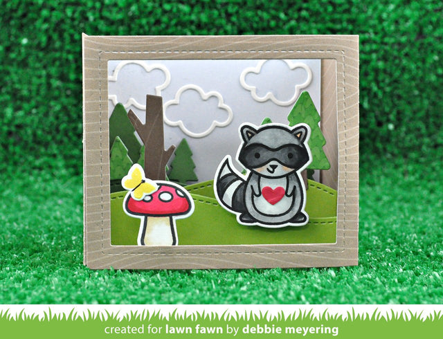 shadow box card – Lawn Fawn