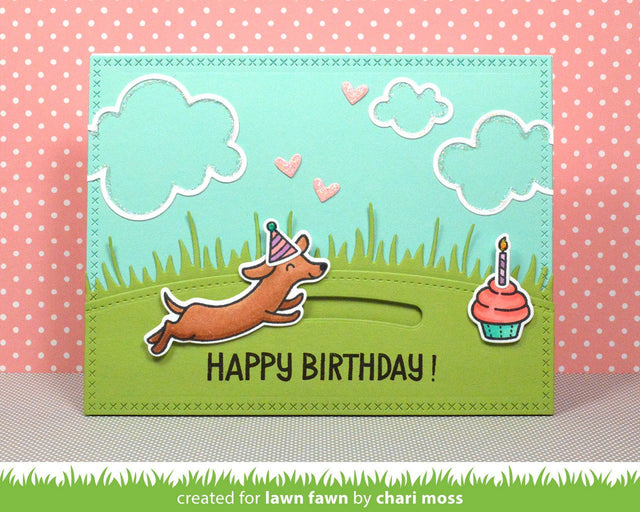 small cross-stitched rectangle stackables – Lawn Fawn