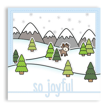 so joyful line border | Lawn Fawn