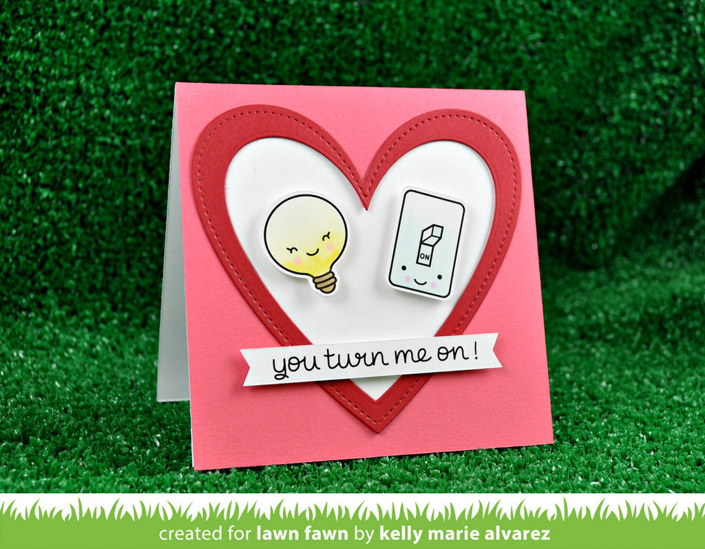 heart stackables | Lawn Fawn