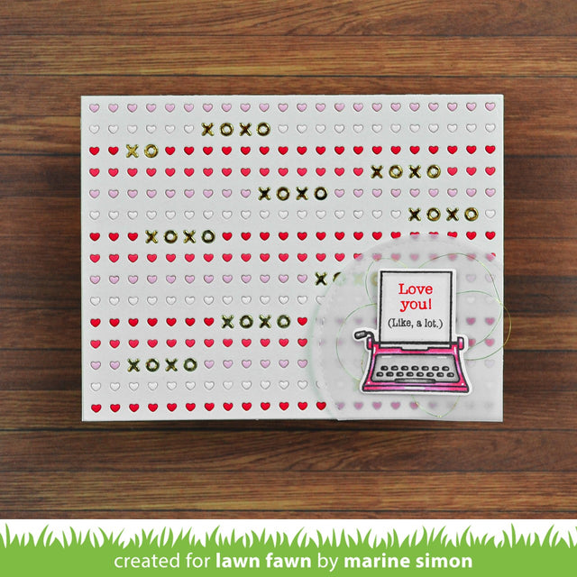 xoxo backdrop: landscape – Lawn Fawn